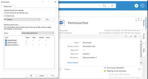 M Files Manage Permissions For Workflows It Blog