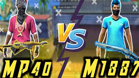 Mp40 Vs M1887 Freefire Short Range Fight Op Youtube