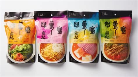 Spicy Ramen Package Premium Ai Generated Image