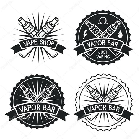 Vapor Bar And Vape Shop Logo Stock Vector Image By ©shiffarigum 85499810