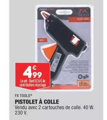 Promo Fx Tools Pistolet à Colle chez Aldi iCatalogue fr