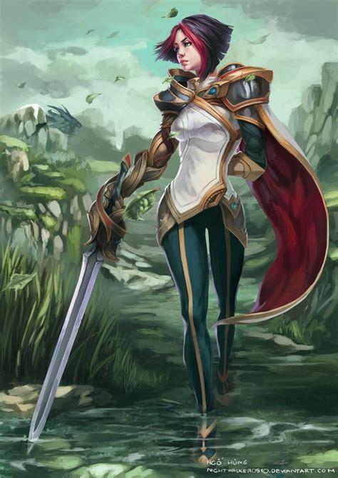 League Of Legends Fiora Art