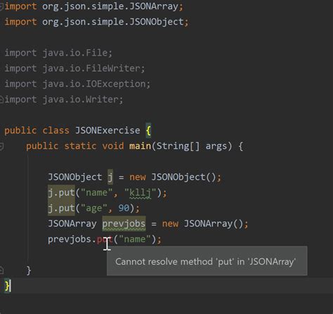 Java Why Can T I Successfully Call The Put Method Here Stack Overflow