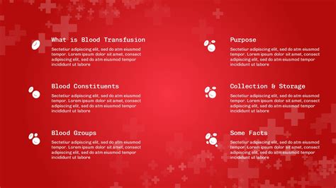 Free Blood Transfusion Ppt Template Google Slides