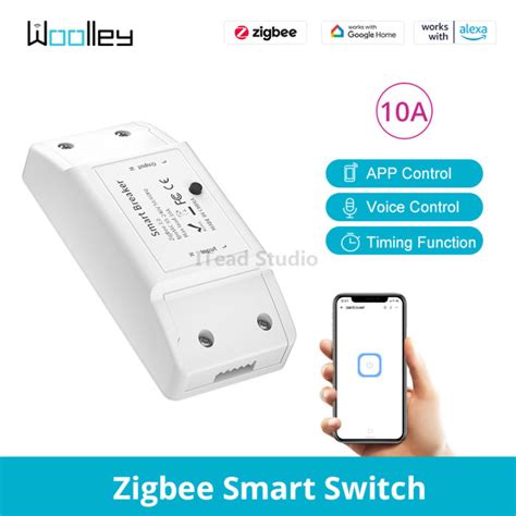 Woolley 10a16a Zigbee Smart Switch Modul Diy Zigbee Circuit Breaker