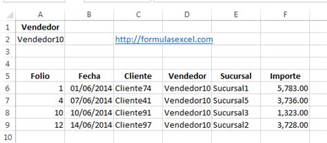 Curso de Excel parte 2 Filtro Avanzado Fórmulas Excel Ejemplos