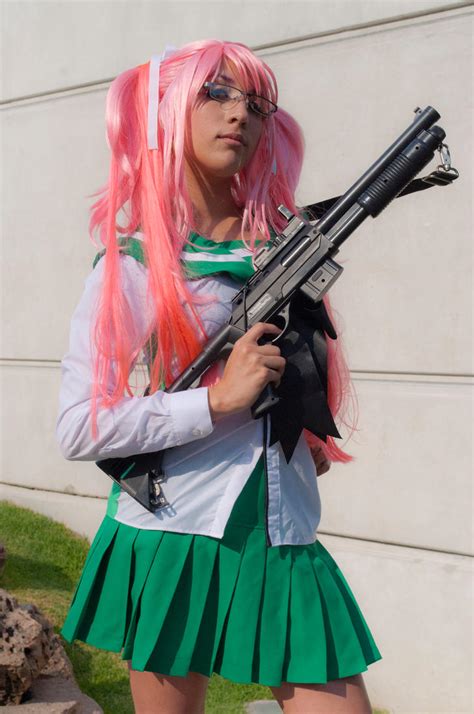 Saya Takagi From High School Of The Dead By Leuxdeluxe On Deviantart