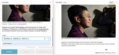 Live Blogs New Tagging Functionality For Digital Publishers