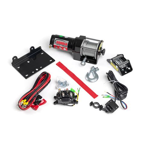 Kjøpe Atv Vinsj 12v 1136kg 2500lbs Stålvaier Atvpro No