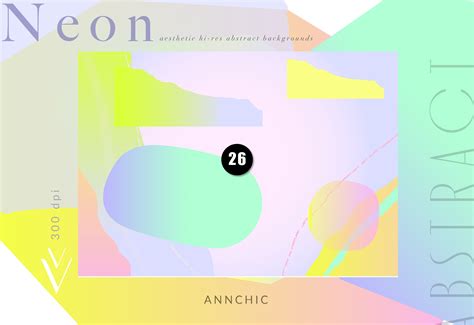 Neon Gradient Backgrounds Design Cuts