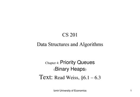 Cs 201 Data Structures And Algorithms Ppt Download