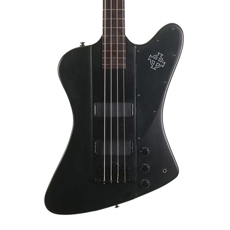 Epiphone Thunderbird Gothic Bass Guitar Satin Black With Reverb