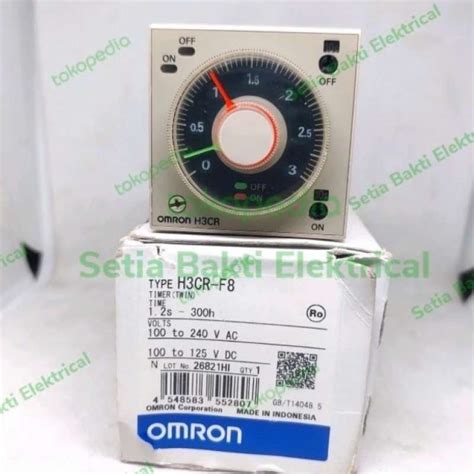 Promo Timer Omron H3cr F8 Twin Timer H3cr F8 300 220vac 8pin Socket