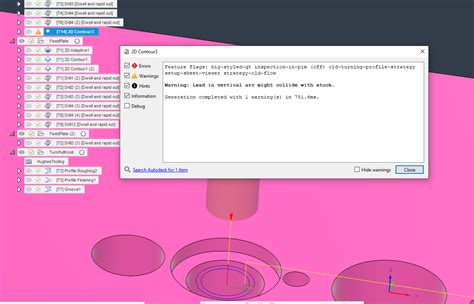 bogus warning message autodesk community