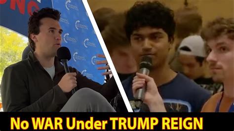 Charlie Kirk Shuts Down Confused College Student About Trump Youtube