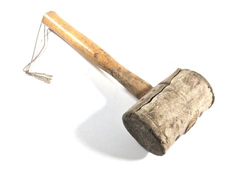 Hefty Raw Hide Mallet 39143 Old School Tools