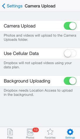 Dropbox Camera Upload Screenshot 1 Phonenomena Telstra Enterprise