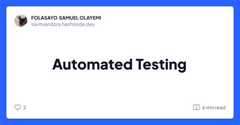 Automated Testing
