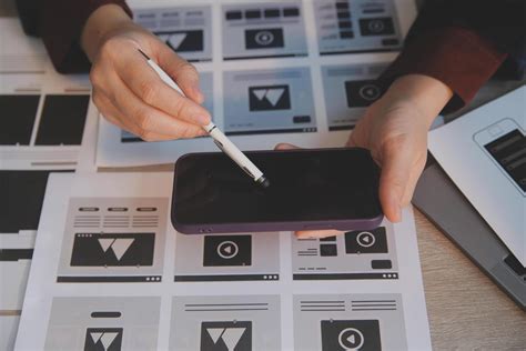 Ux Ui Design Process For Modish Mobile Application And Website Creative Prototype Of Wireframe