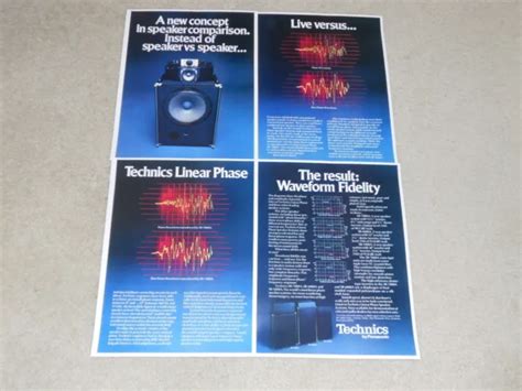 Technics Sb 7000a Sb 6000a Sb 5000a Speaker Ad 1977 4 Pages