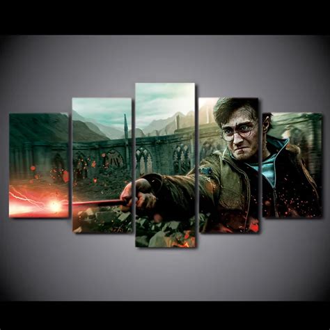 Pieces Harry Potter Movie Wall Art Canvas Pictures For Living Room Bedroom Home Decor Printed