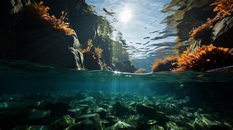 Premium Ai Image Majestic Kelp Forests Underwater