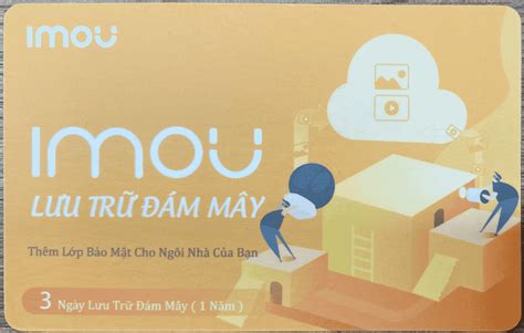 Activate Imou Cloud Storage With Scratch Card Application System