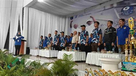Kabupaten OKI Target Atlet Billiard Masuk 5 Besar Porprov 2023 Bupati
