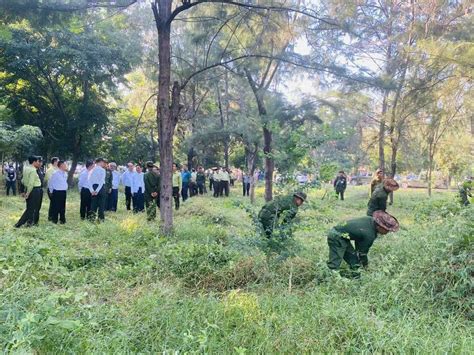 သန့်ရှင်းသာယာလှပရေးအတွက် စုပေါင်းသန့်ရှင်းရေး ဆောင်ရွက်နေမှုအား တိုင်းဒေသကြီး၀န်ကြီးချုပ် လှည့