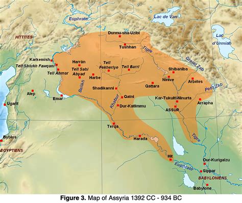 Ancient Assyria Map Brief History Of Assyrians