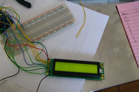 Getting Things To Talk Arduino LCDs Broken City Lab