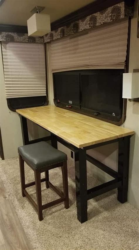 Pin On Rv Camper Table Rv Living Decor Tiny House Interior Design