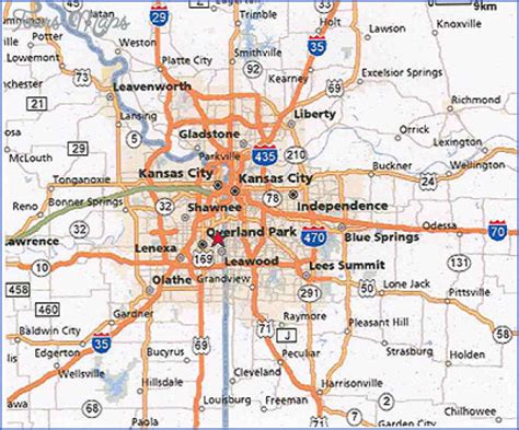 Kansas City Road Map