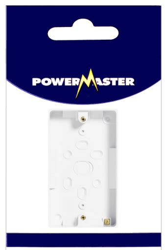 Powermaster 2 Gang Socket Box 25mm Walshs Homevalue Hardware
