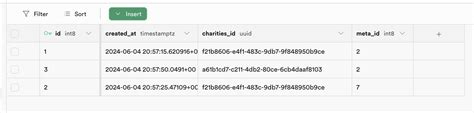 filter modal table based on uuid of another table 💬 app building