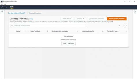 Porting Assistant For Net