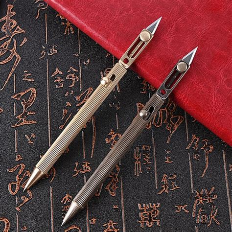 Metal Signature Pen Brass Edc Ballpoint Pen