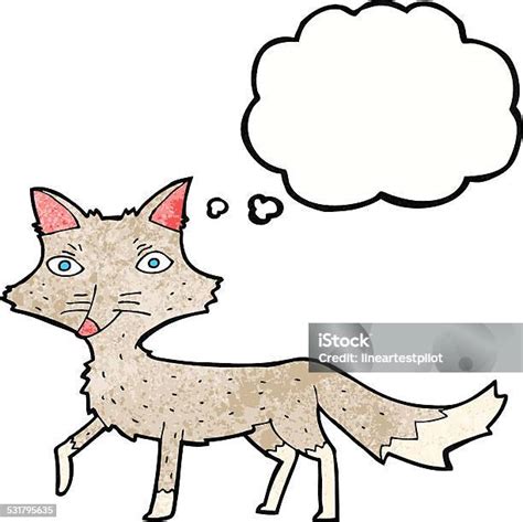 말풍선이 있는 작은 Wolf 만화 캐릭터 개에 대한 스톡 벡터 아트 및 기타 이미지 개 그리기 낙서 드로잉 Istock