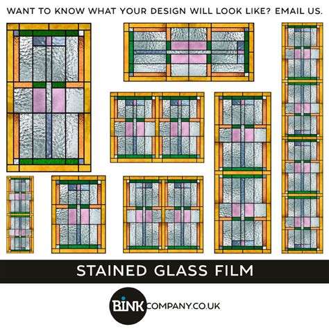 Stained Glass Window Film 1g Bink Company