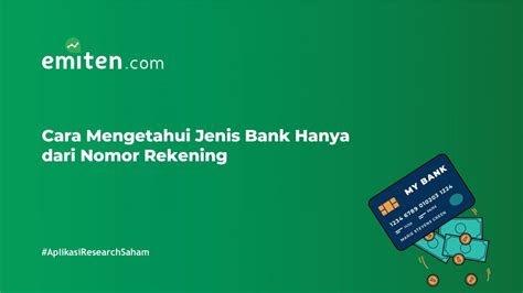 Cara Mengetahui Jenis Bank Hanya Dari Nomor Rekening