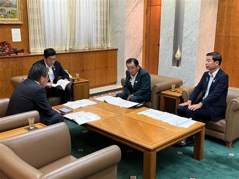 鹿児島県垂水市令和5年9月29日金曜日鹿児島県市長会による知事への要望活動