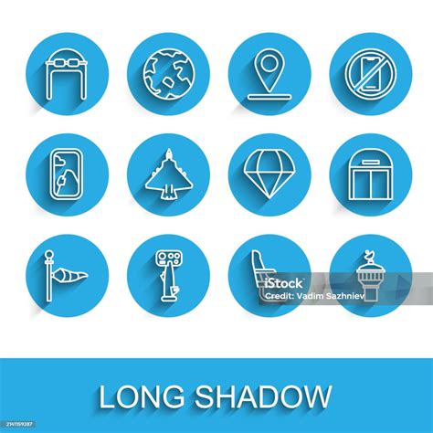 세트 라인 콘 기상학 Windsock 바람 바람개비 항공기 조타 장치 고글 비행기 좌석 레이더 제트 전투기 격납고 및 낙하산