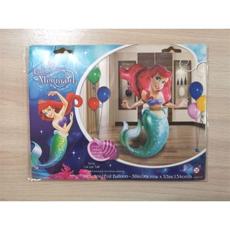 Little Mermaid Air Walker Balloon Size 13496cm Shopee Philippines
