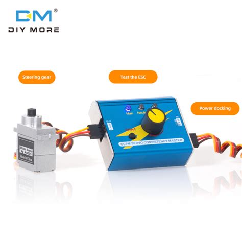Original Diymore Metal Servo Tester Simple Steering Gear Tester Metal Steering Gear