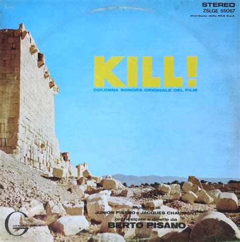 Berto Pisano Junior Pisano Jacques Chaumont Kill Original