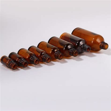 5 100ml Amber Glass Roller Bottle Three Bamboo