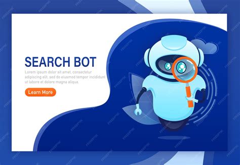Premium Vector Search Bot In Cartoon Style Artificial Intelligence Isometric Vector Vector