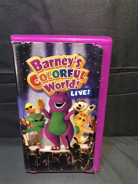 Barneys Colorful World Live Vhs 2004 Grelly Usa