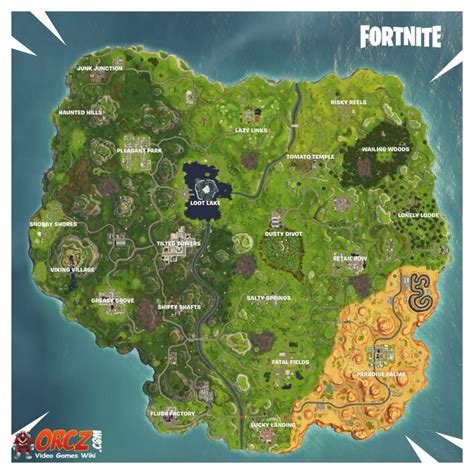 Fortnite Battle Royale Map Orcz The Video Games Wiki