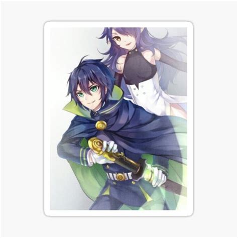Seraph Of The End Sticker By Akiro Hyakuya Redbubble